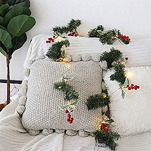 ZSMPY Fairy Lights Christmas LED Light String Garland Warm White Lights 2m 20LEDs Fairy Xmas String Lights Battery Powered for Garden Home Garden Patio Decoration