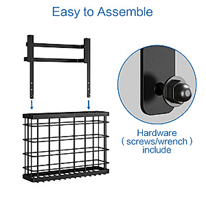 LIVOD 2 Pack Cabinet Door Organizer with 2 Double Towel Bar, Cutting Board Organizer, Kitchen Towel Holder with Foil and Wrap Organizer