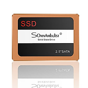 Somnambulist Hard Disk 2.5-inch Internal Solid State Drive for Laptop Desktop 960GB 2TB SSD Hard Drive (Orange-2TB)