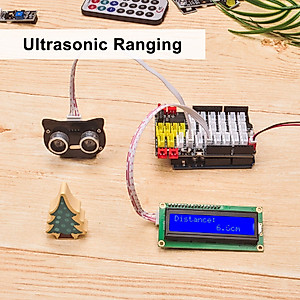 OSOYOO Starter Ultimate Bundle Kit for Arduino | Early STEM Education for Beginners | No Need breadboard | Includes XH2.54 Male Socket Expansion Board and sensors