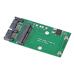 Demeras Adapter Converter Converter Card Long Service Life MSATA to Micro SATA Card, Simple Installation Reliable Converter Disc for PC for Computers for Notebook