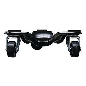 Shepherd Hardware 6-Inch Move-It 9299 Steel Tri-Dolly, 200-lb Load Capacity, Black