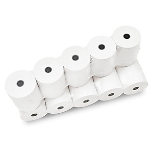(55 GSM Solid Tube Core) DropShip 3 1 8 x 230 thermal paper (500 Rolls - 10 Cases) bpa free - citizen thermal printer paper ct-s801 -ShopSmart Online
