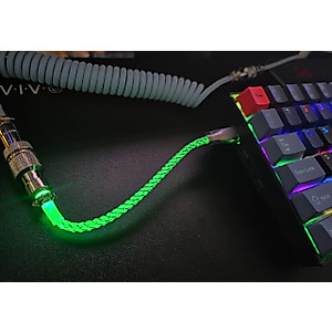 SUPERLIT Keyboard RGB Aviator Cable, White