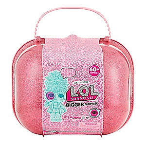 L.O.L. Surprise! Bigger Surprise Limited Edition with 2 Collectible Dolls, 1 Pet, 1 Lil Sis with 60+ Surprises in Eye Spy Series Carrying Case- Gift for Kids, Toys for Girls Ages 4 5 6 7+ Year