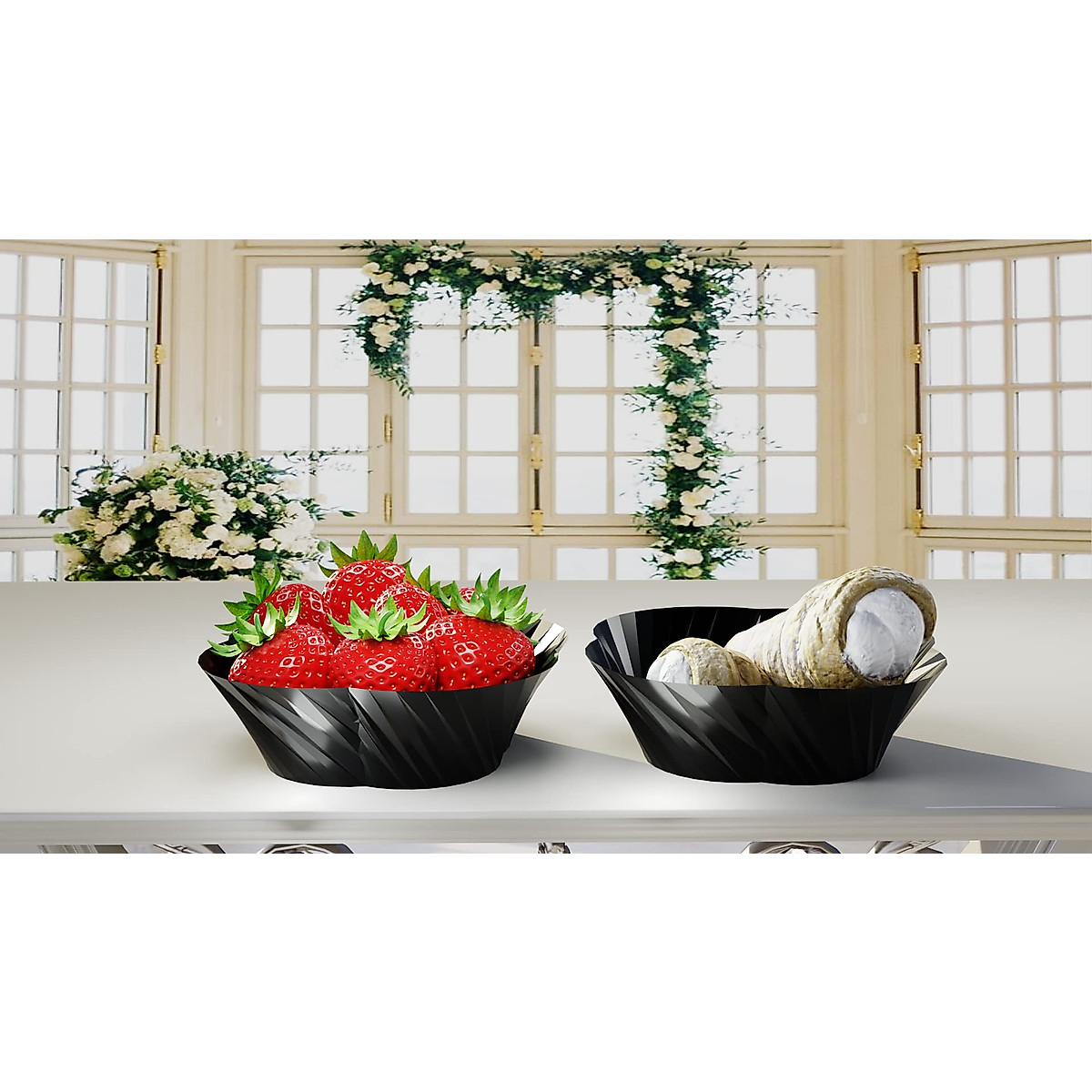 NEW Snack Bowl/Dip Bowl/Hors d'Oeuvre Dish (Pack of 2) - REUSABLE - MADE IN USA - 2022 MODEL - Serving - Dessert - Parties - Dishwasher Safe - BPA Free