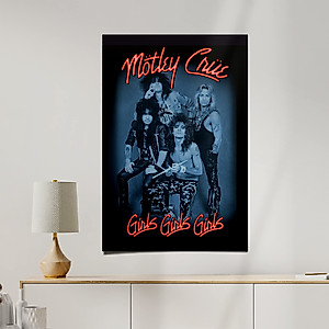 Desert Cactus Motley Crue Poster 24 inches by 36 inches Decoration Room (Design 14)