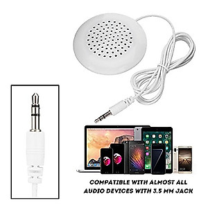 Tosuny 3.5mm DIY Pillow Speaker Mini Stereo Speaker for MP3 Phone Portable CD