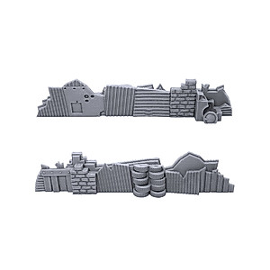 EnderToys Shanty Obstacles by Terrain4Print, 3D Printed Tabletop RPG Scenery and Wargame Terrain for 28mm Miniatures