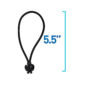 Franklin Sports Replacement Soccer Rebounder/Goal Bungee Set - 10 Pieces , White , 3.5mm x 5.5"