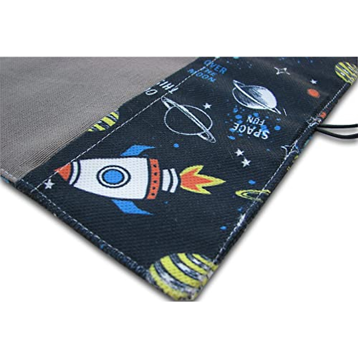 Book Sleeve Cover - Fabric Novel for Adult Books Cover for Paperback, Space Pattern Washable Book Protector - 5.5 x 8.2 x 1.6 Padded Case for Novel