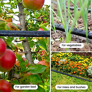 Soaker Hose 50ft for Garden Beds, Drip Irrigation Hose Saves 80% Water, Leak Proof Sprinkler Hose For Garden, Lawn, Flower Bed, Vegetable Field (50FT)