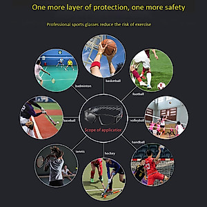 SooGree Sport Glasses for Men Women Basketball Football Sport Goggles Anti Fog Shock Collision Wearable Glasses