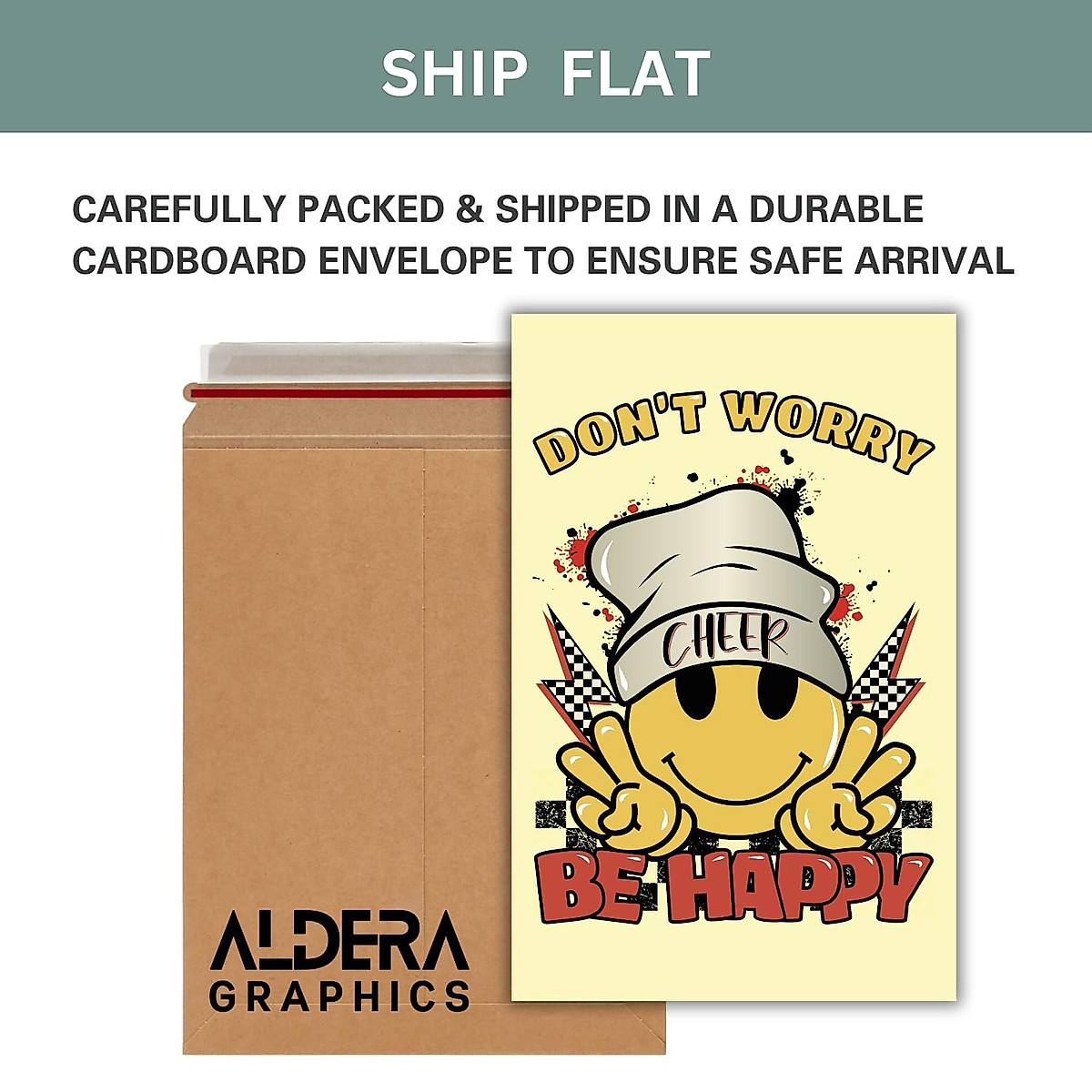 Retro Wall Art for Room Aesthetic, Cute Posters, Cute Wall Decor, Retro Wall Decor, 70 Room Decor, Retro Poster for Kitchen, Bedroom, Dorm Room, Apartment (Unframed)