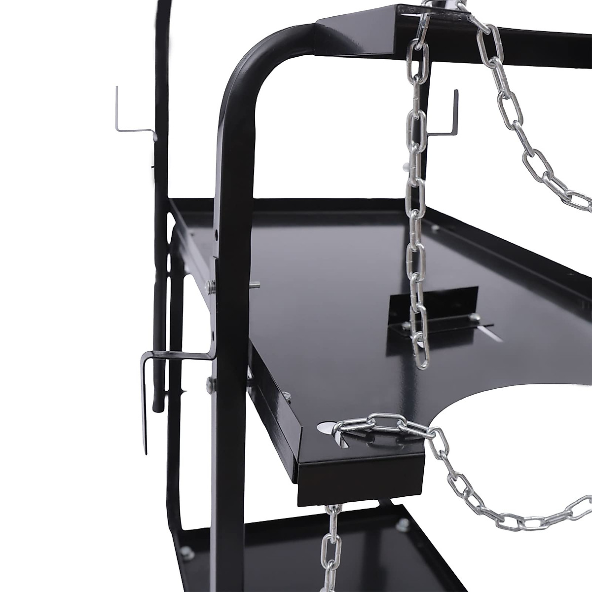 2-Tier Heavy Duty Welding Cart Welder On Wheels Portable Welder for Plasma Cutter Arc with Tank Storage Trolley Workshop Organizer