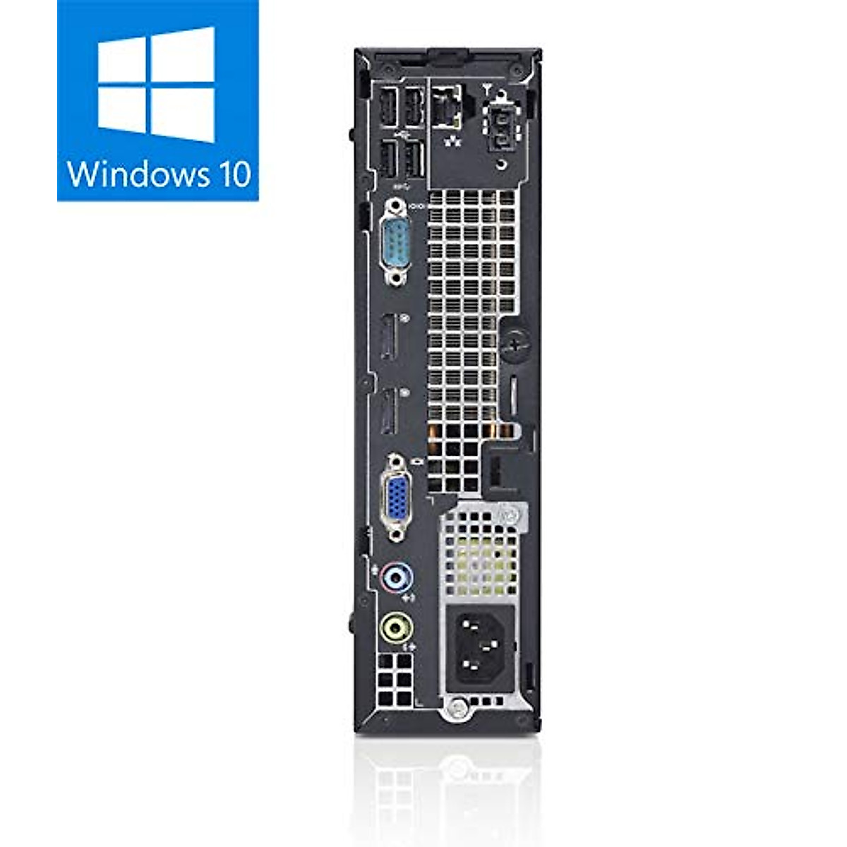 Dell Optiplex Ultra Small USFF Desktop Computer PC (Intel Core i5, 4 GB Ram, 128 GB SSD, WiFi, DVD-RW) 17in Dell Monitor Windows 10 (Renewed)