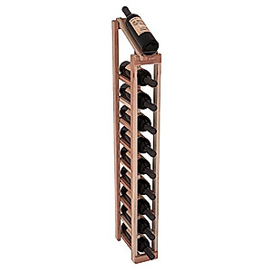 Wine Racks America® InstaCellar Display Top Wine Rack Kit - Durable and Expandable Wine Storage System, Redwood Unstained - Holds 10 Bottles