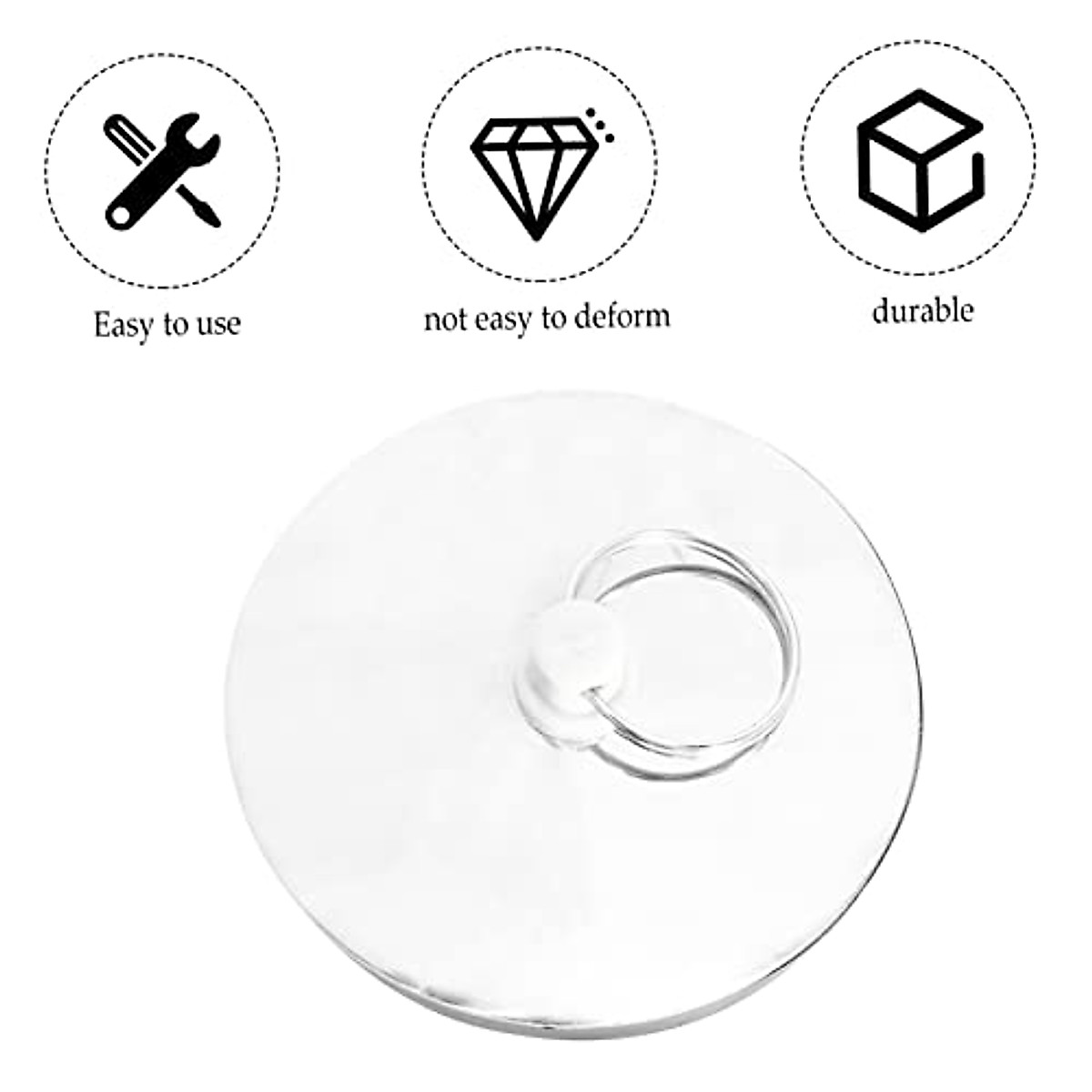 9 Pcs Sink Stopper Sink Plug Bathtub Stopper Sink Seal Plug Water Stopper Drain Bath Plug Kitchen Plug Accessories Bath Tub Plug Kitchen Sink Cover Hotel Bathtub Clog Tool