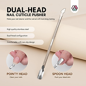Saviland 4PCS Acrylic Nail Brush Set - Size 6/10/12/14 Acrylic Nail Brushes for Acrylic Application, Professional Acrylic Brushes for Nails Set with Nail Brush Holder & Cuticle Pusher for Manicure DIY