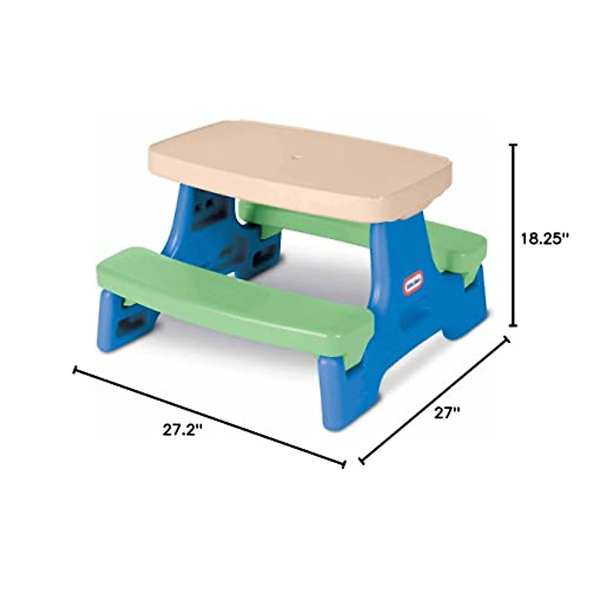 Little Tikes Easy Store Jr. Kid Picnic Play Table