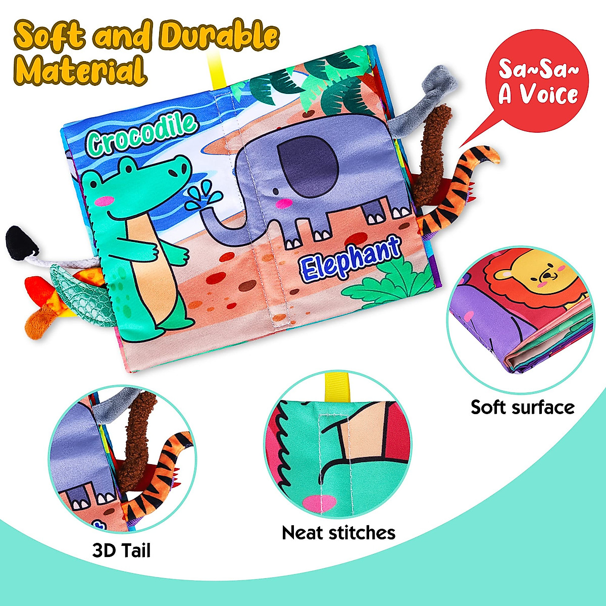 Soft Alphabet Baby Cloth Cards for Toddlers, 26pcs Letter Early Educational Flash Cards with Storage Bag, ABC Learning Cards Babies Infants Toys, Best Gifts for 3+ Years Old Boys Girls