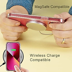 COOLQO Compatible for iPhone 13 Mini Case 5.4 Inch, with [2 x Tempered Glass Screen Protector] Clear 360 Full Body Protective Coverage Silicone 14 ft Drop Military Grade Shockproof Phone Cover