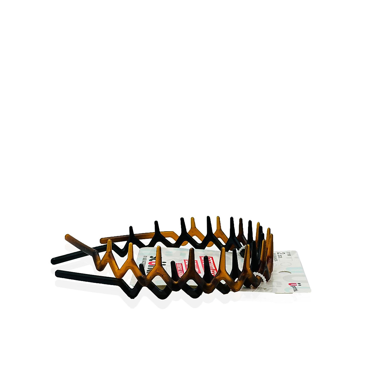 Scunci Effortless Beauty Headbands, 1-Inch Wide, 2-Count (1-Pack)