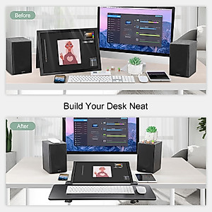 Vaydeer Ergonomic Desk Extender for Keyboard Foldable Keyboard Tray Desk Organizer