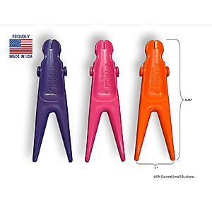 E-Z Floss Dental Floss Holder (Purple, Orange, Pink)