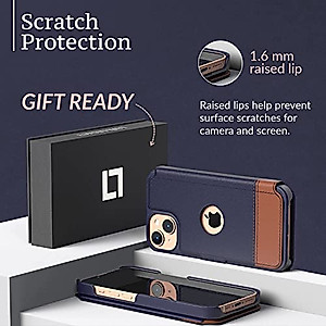 LUPA Legacy iPhone 13 Wallet Case - Case with Card Holder - [Slim + Durable] for Women and Men - iPhone 13 Flip Cell Phone case - Faux Leather - Folio Cover - Desert Sky