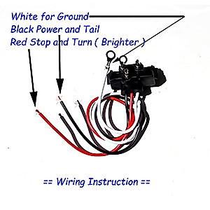 AUTOSMART 2PCS Red Oval Sealed LED Turn Signal and Parking Light Kit with Light, Grommet and Plug for Truck, Trailer (Turn, Stop, and Tail Light)