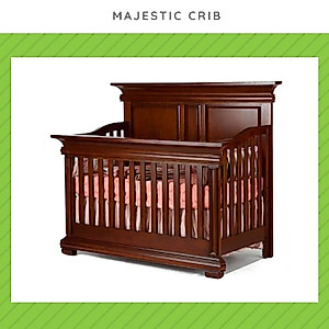 Toddler Bed Safety Guard Rail for Munire & Echelon Convertible Cribs (Cherry)