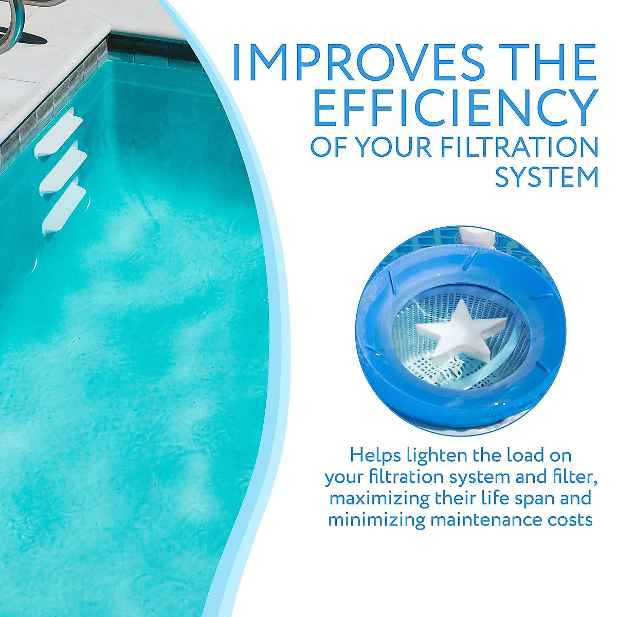 IMPRESA 3-Pack Scum Star Oil Absorbing Sponge - Excellent Absorber for Hot Tub, Spa and Swimming Pool Use - Compare to The Bugs and Balls - Made in USA