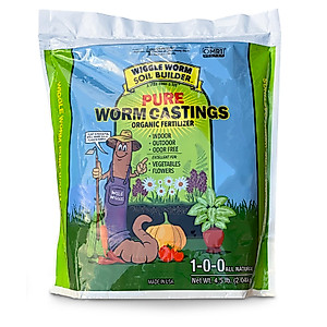 UNCO INDUSTRIES,INC 602 Worm Castings, 4.5-Pound, Brown