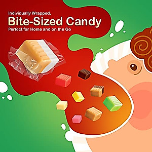 SWEETSOME Caramel Squares - Chocolate Caramel Candy - Individually Wrapped Soft & Chewy Candy - 2 Pound Bag Milk Candies (Chocolate Caramel)