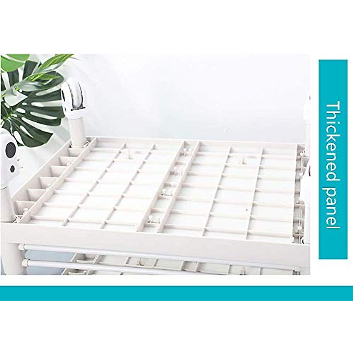 for Storage Organizer,Shelving Unit on Wheels,Hospital Equipment Trolley with Drawer/White/54 * 37 * 98Cm, PIBM, White, 54 * 37 * 98Cm