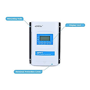 EPEVER XTRA4215N Series MPPT Solar Charge Controller, 40A Max Charge/Discharge, High-Efficiency Energy Conversion, Ideal for Off-Grid PV Systems