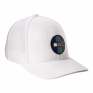 Black Clover Bugatti Adjustable White with BC Patch Hat