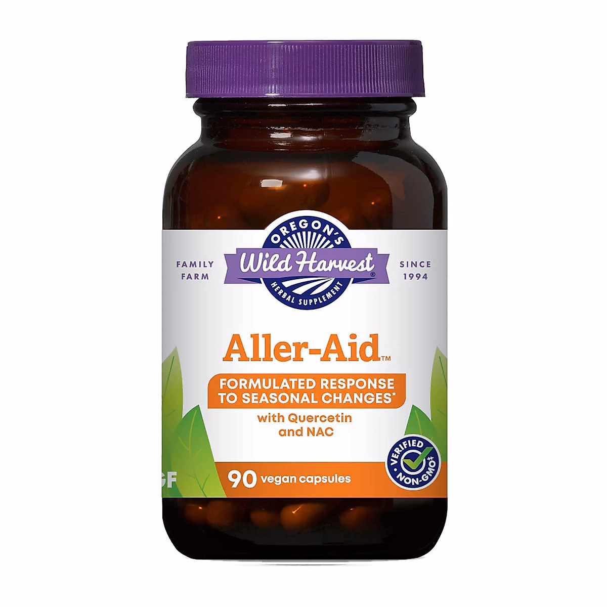 Oregon's Wild Harvest Aller-Aid with Quercetin Supplement, 90 Count