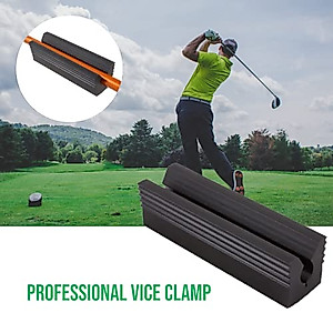 Wedge Guys Rubber Vise Clamp for Golf Club Repair Regripping Reshafting Refinishing Custom Refurbishment & Replacement – Snugly Protects All Golf Club Shafts, Wedges Irons Drivers Putters & More