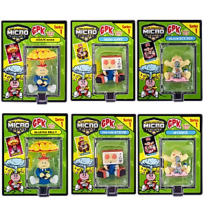 Worlds Smallest World's Smallest GPK Garbage Pail Kids Bundle Set of 6 Mini Figures