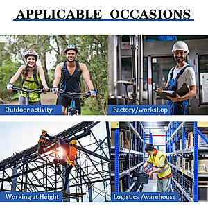 Jelyne 6 Pairs Arm Protective Sleeves Level 5 Cut Resistant Protection Sleeve 31CM Unisex Anti Abrasion Anti Scratches Anti-bite for Arm Garden Kitchen Work Protection Safety