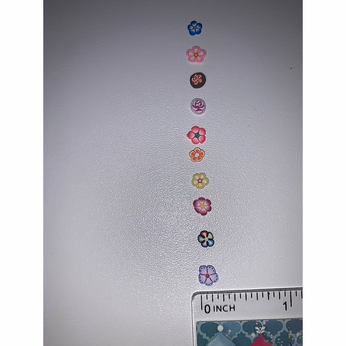 Fake Mini Flowers Slices Polymer Clay for Slime Putty Scrapbooking Embellishments Decorations Nails Arts and Crafts Decoration