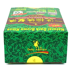 Deity Shampoo Color Change Kit Natural Herbal 2N1 Dark Brown