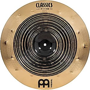Meinl Cymbals Classics Custom Dual 18" China Cymbal, Dark and Brilliant Finish — Made in Germany — for Rock, Metal and Fusion, 2-Year Warranty, (CC18DUCH)