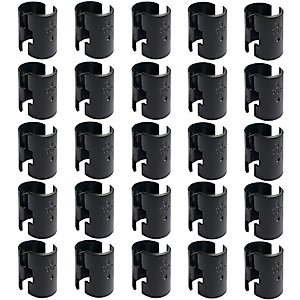 Wire Shelf Clips Shelving Sleeves - 50 Pack Shelf Lock Clips for 1" Post- Shelving Sleeves Replacements for Wire Shelving System