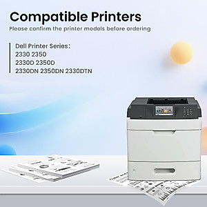 GREENBOX Compatible 2330DN Toner Cartridge Replacement for Dell PK941 6,000 Pages High Yield for Dell 2350DN 2330DN 2330D 2330DTN 2330 2350D 2350 Printer (Black, 1-Pack)