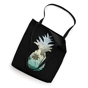 Pineapple Gift Palm Tree Surf Sunset Beach Present Tote Bag