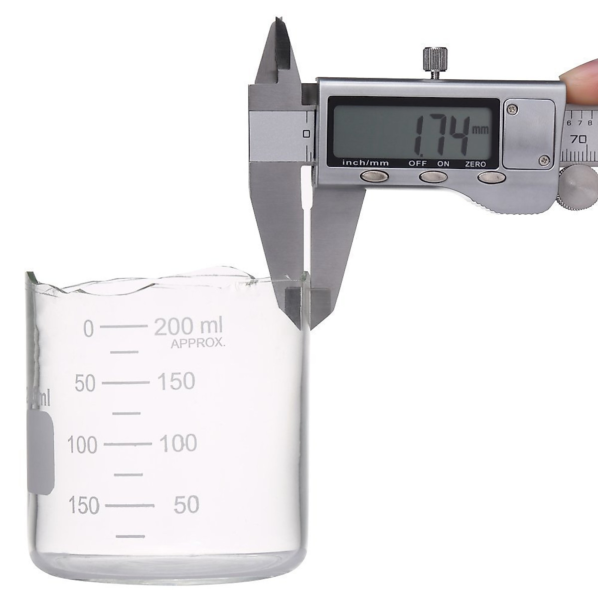 Glass Measuring Low Form Beaker Set 50ml 100ml 250ml 9pcs Glass Stir Sticks Glass Stirring Rod 12" Long 1/4'' Diameter