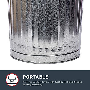 Behrens Galvanized Steel Trash Can 20 gallon